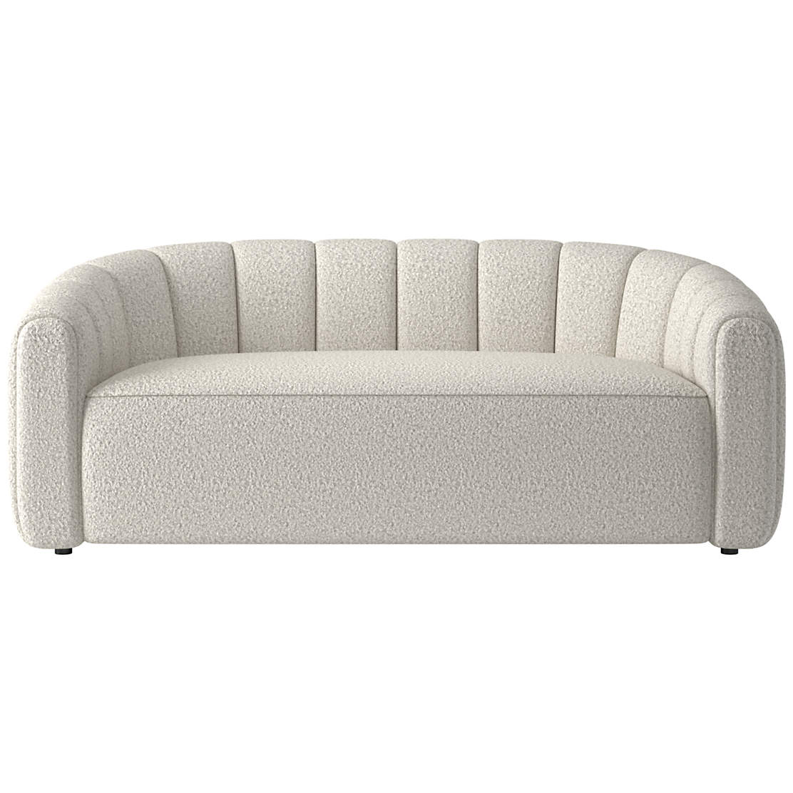 Fitz Loveseat Dale Dark Grey + Reviews | CB2
