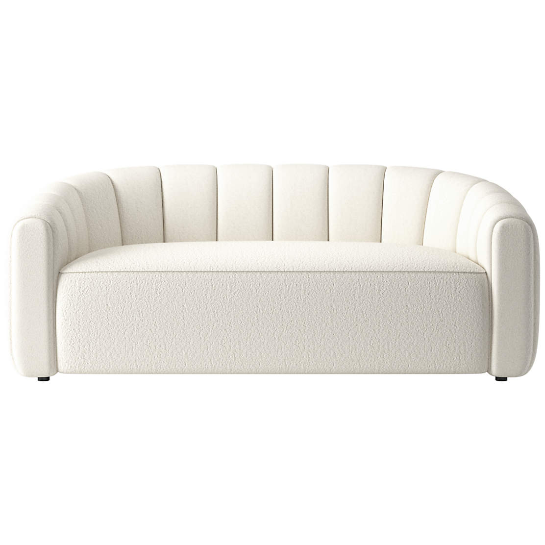 Fitz Loveseat Luca Bone + Reviews | CB2