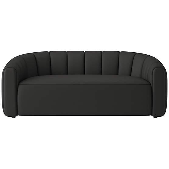 Fitz Loveseat Luca Bone + Reviews | CB2