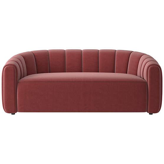 Fitz Loveseat Luca Eclipse + Reviews | CB2