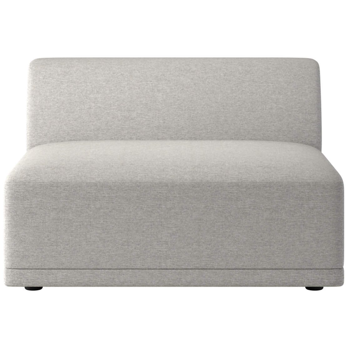 Faible Ottoman Hatch Platinum | CB2