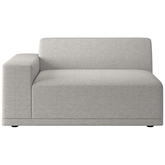 Faible Ottoman Hatch Platinum | CB2