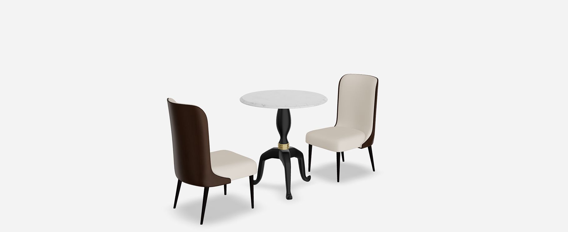 Reign 60" Round Marble Dining Table + Reviews | CB2