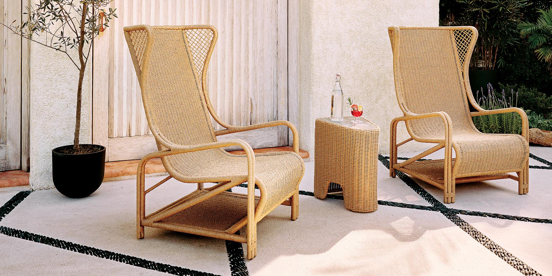 Modern Outdoor Patio Conversation Sets & Dining Sets | CB2