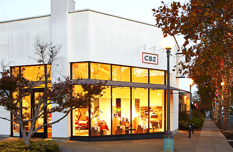 CB2 Berkeley CA Modern Furniture Store in the 4th Street Shopping District CB2